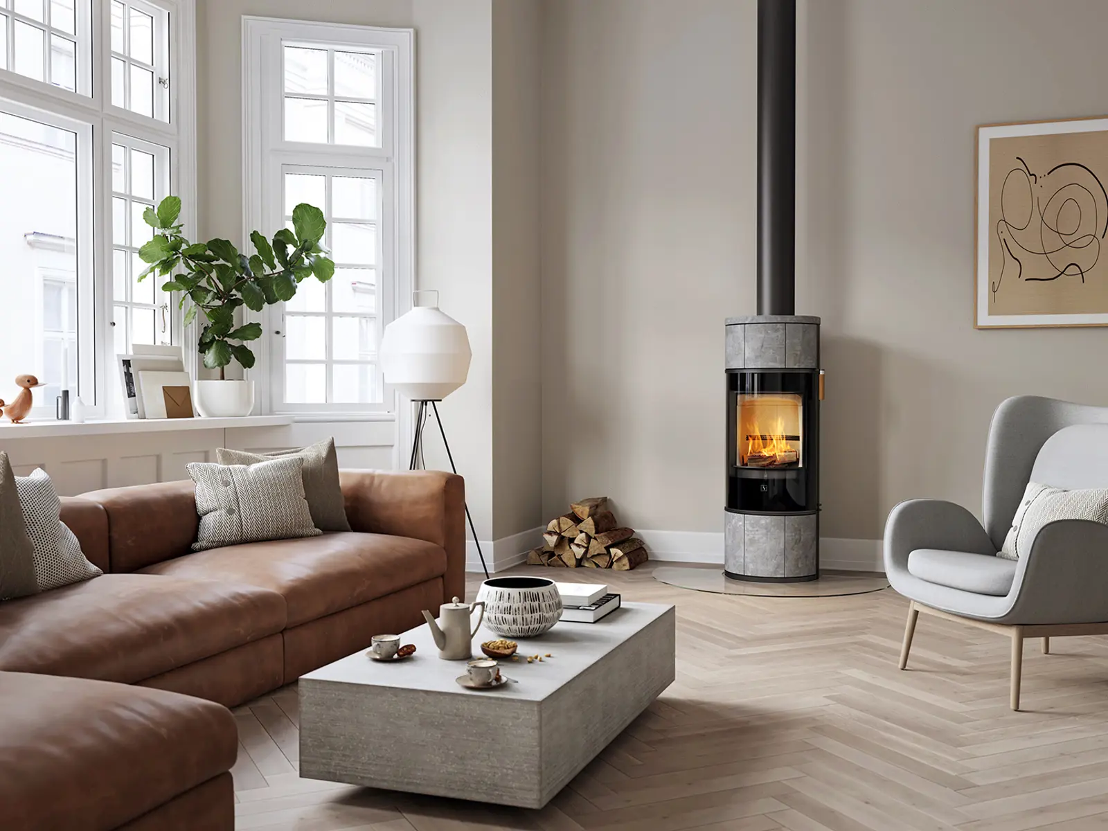 Scan 67 1600 - Vedovn med selvregulerende fyringsteknologi