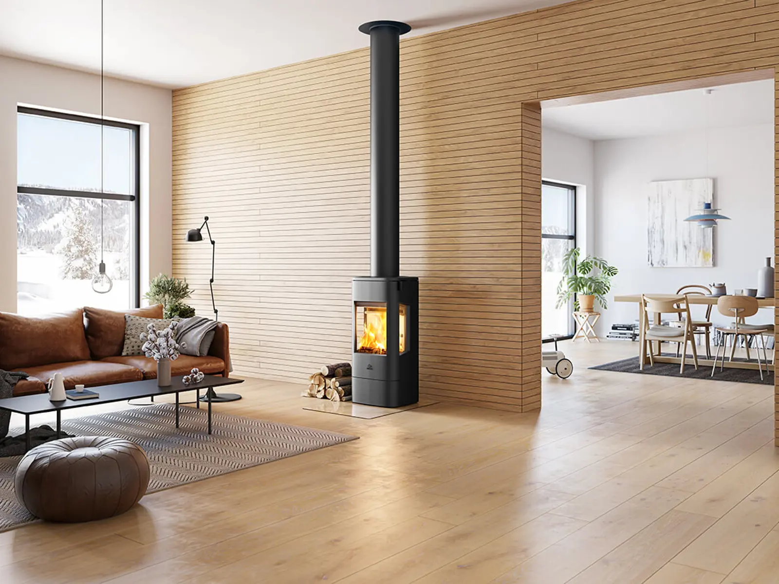 Jøtul F 233 - Ideel vedovn for passivhus